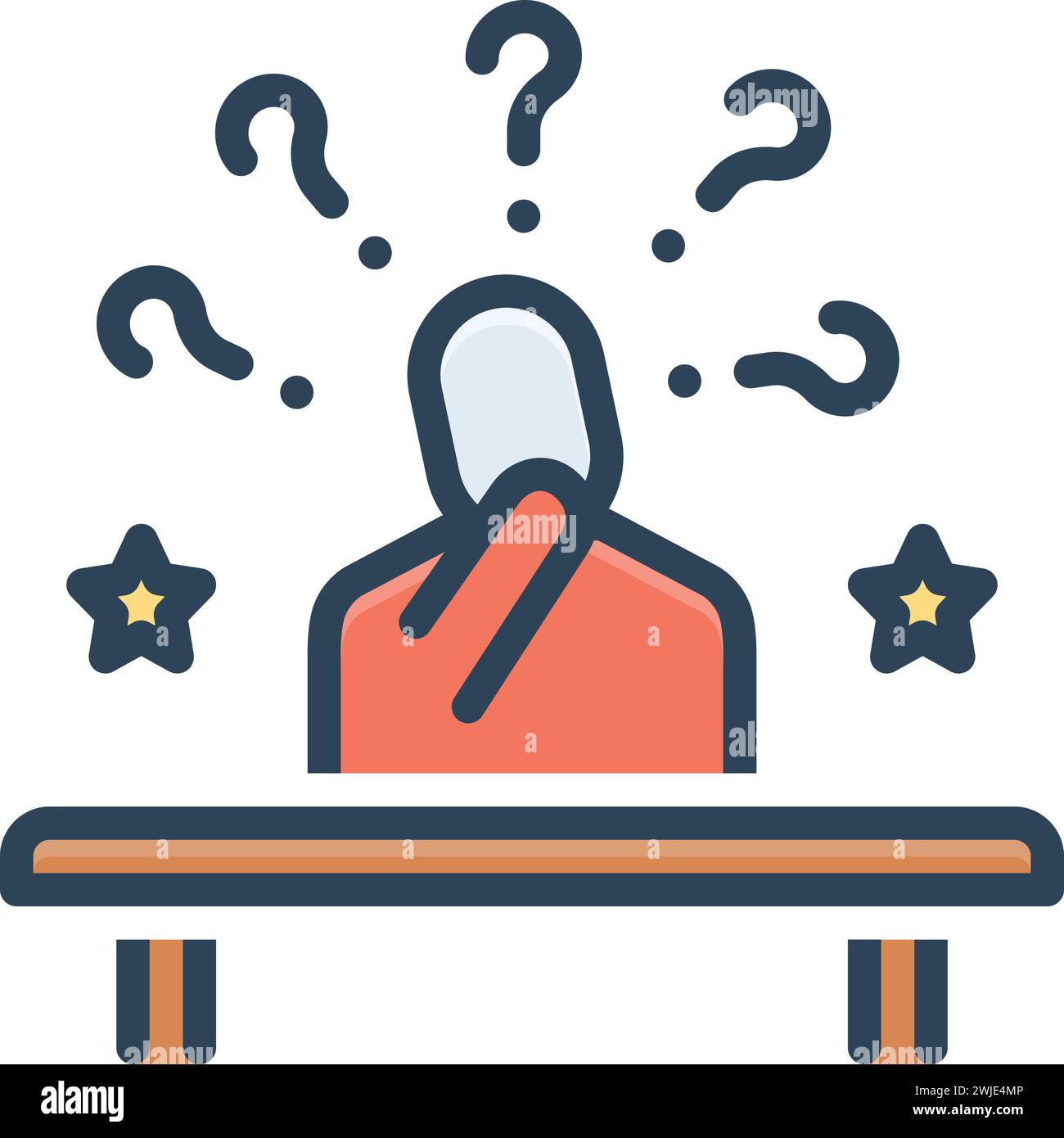 Maybe icon vector vectors hi-res stock photography and images - Alamy