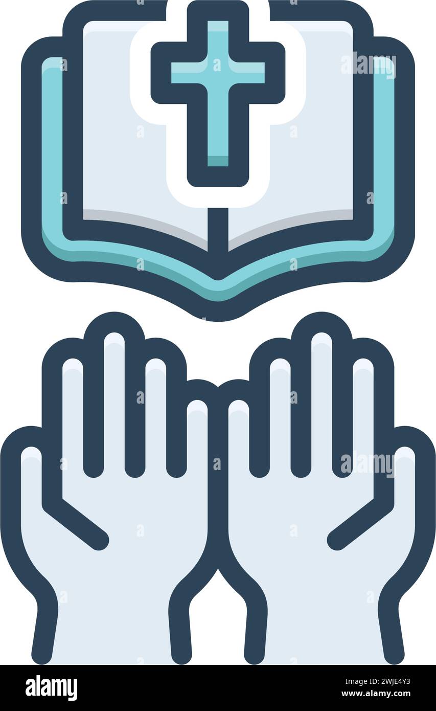 Icon for gospel; bible Stock Vector Image & Art - Alamy