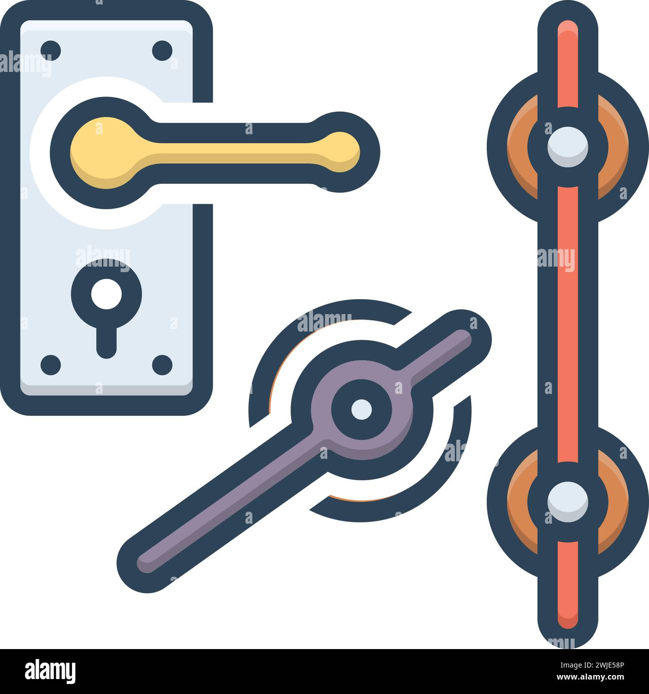 Icon for handles,maintain Stock Vector Image & Art - Alamy