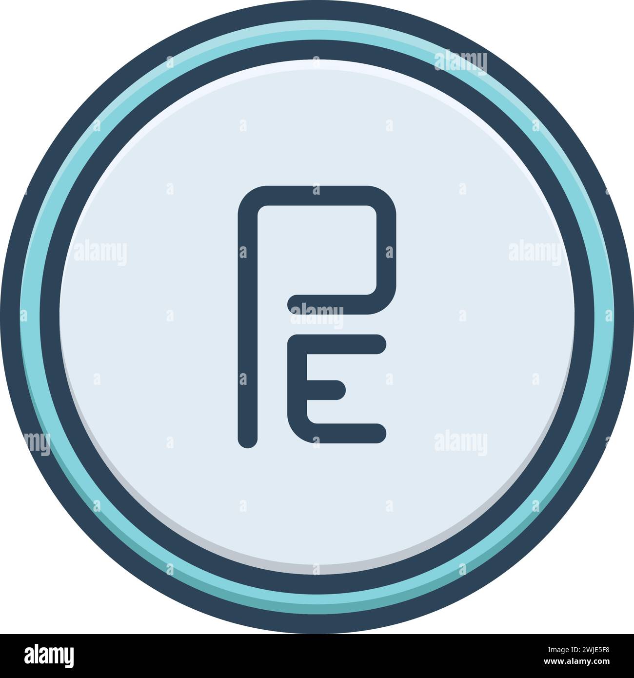 Icon for pe,monogram Stock Vector Image & Art - Alamy