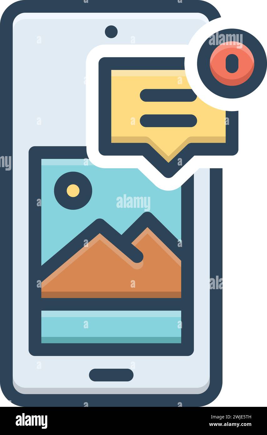 Icon for comment, chat Stock Vector Image & Art - Alamy