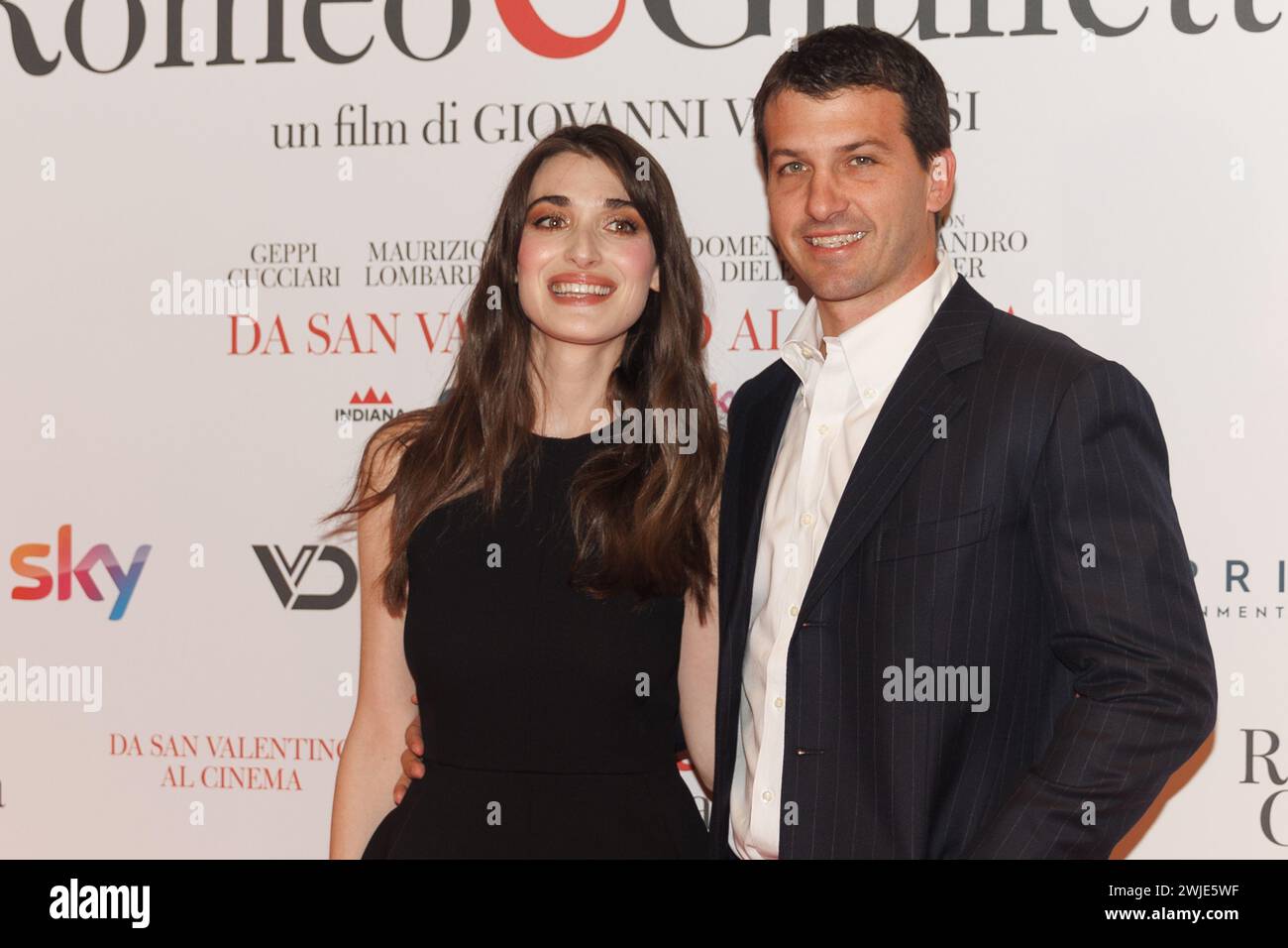 Pilar Fogliati and Severiano Recchi during the red carpet of the movie ...