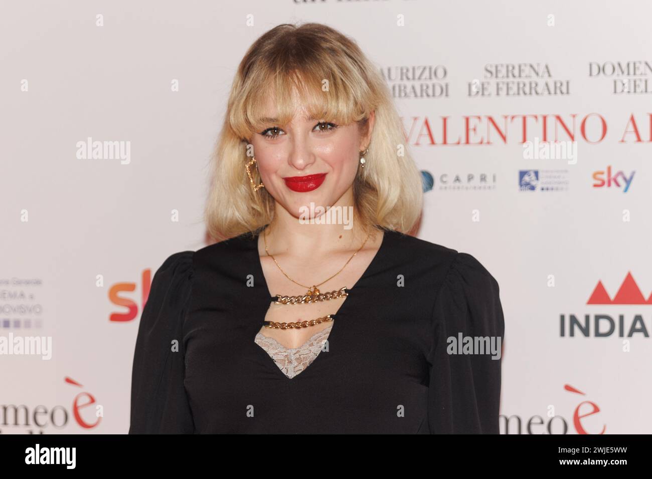 Alessandra Tumolillo during the red carpet of the movie Romeo e ...