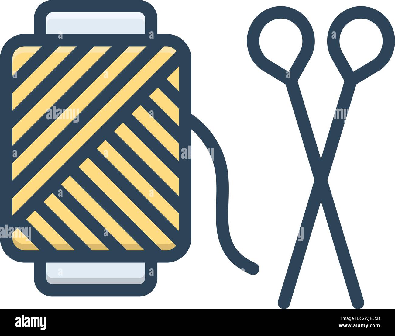 Icon for threaded, needlework Stock Vector Image & Art - Alamy