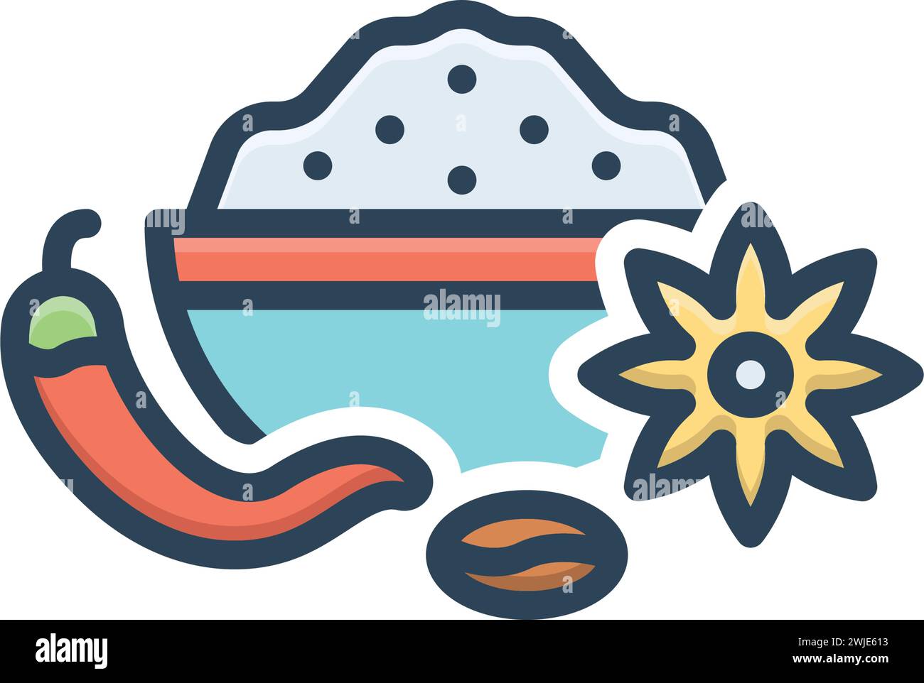 Icon for spice,flavoring Stock Vector Image & Art - Alamy