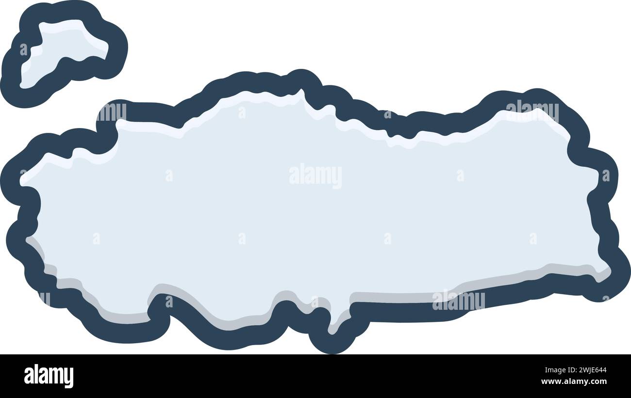 Turkish map vector vectors Cut Out Stock Images & Pictures - Alamy