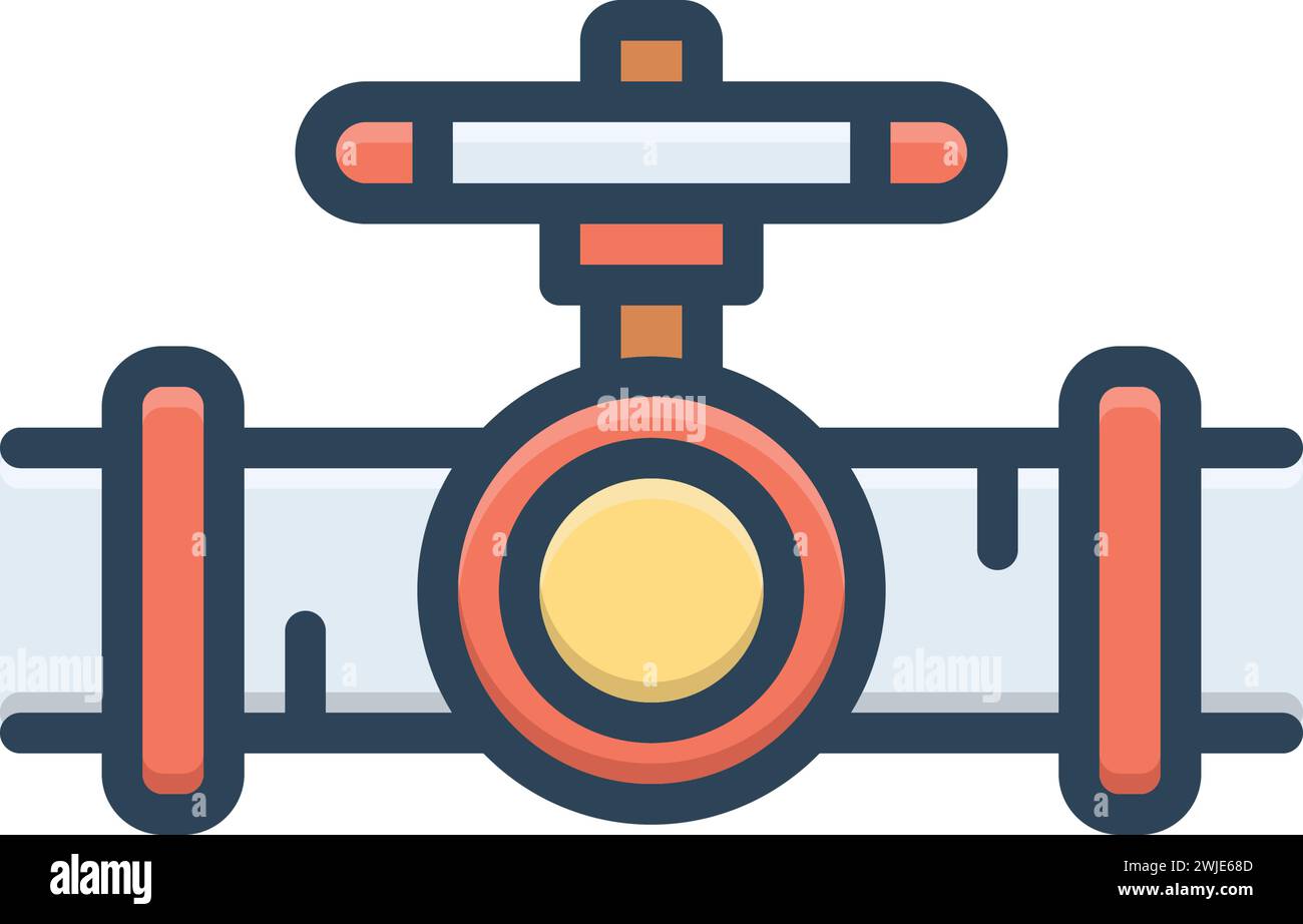 Icon for valve,water supply Stock Vector Image & Art - Alamy