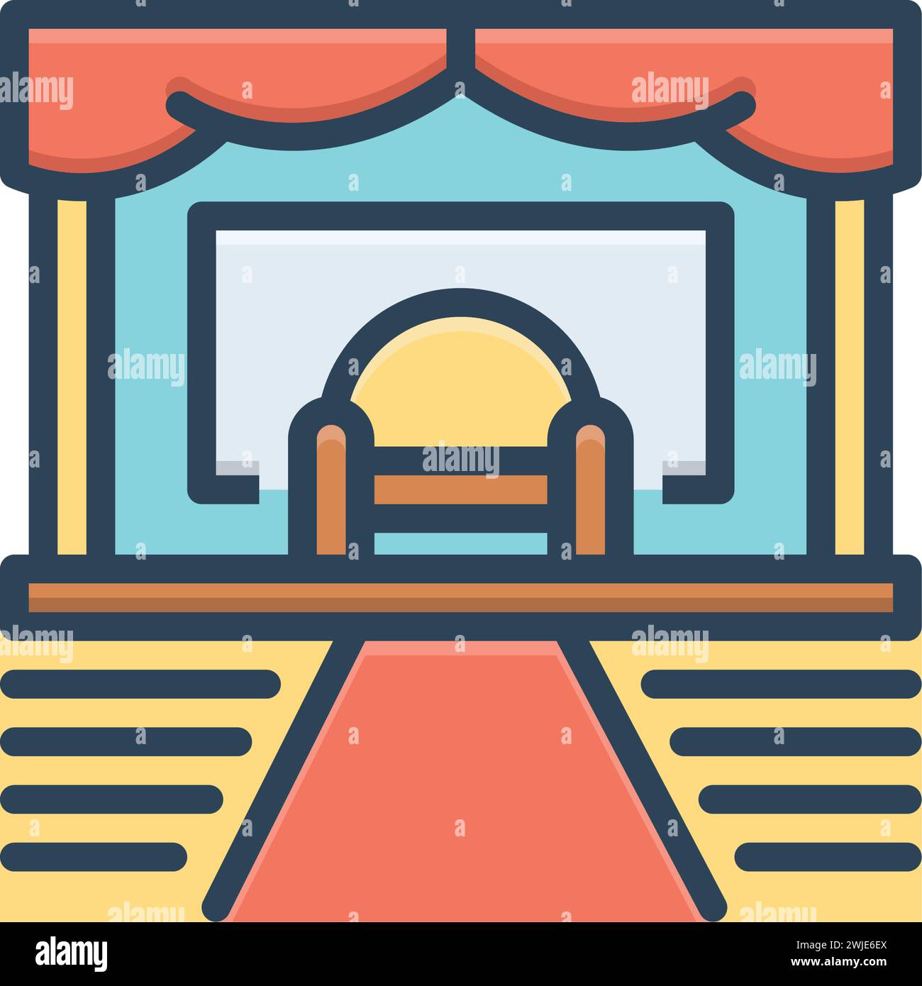 Assembly hall and Stock Vector Images - Alamy