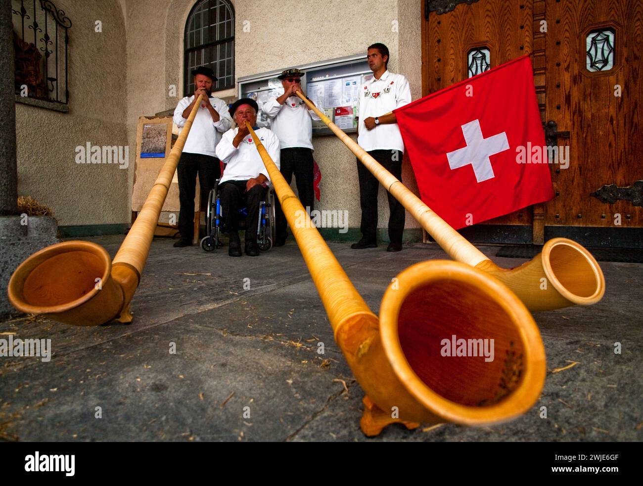 Alphorn hi-res stock photography and images - Alamy