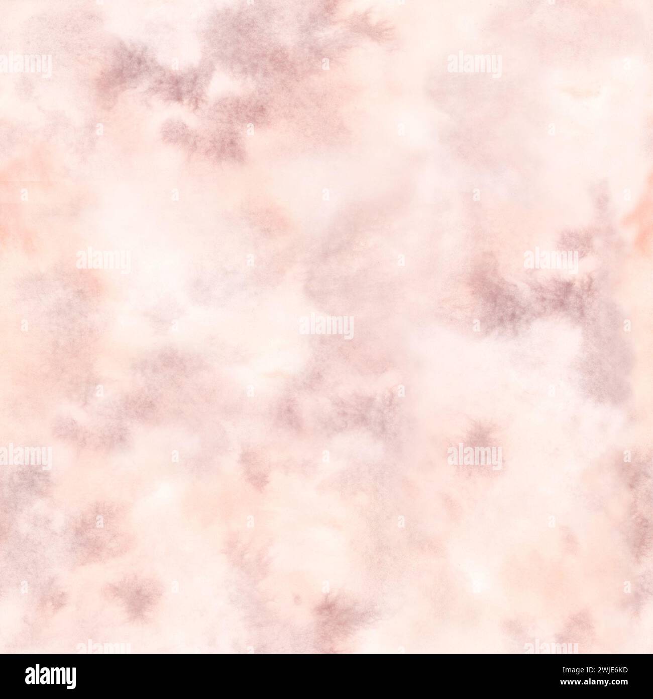Pastel pink abstract watercolor seamless pattern in pale peach fuzz ...