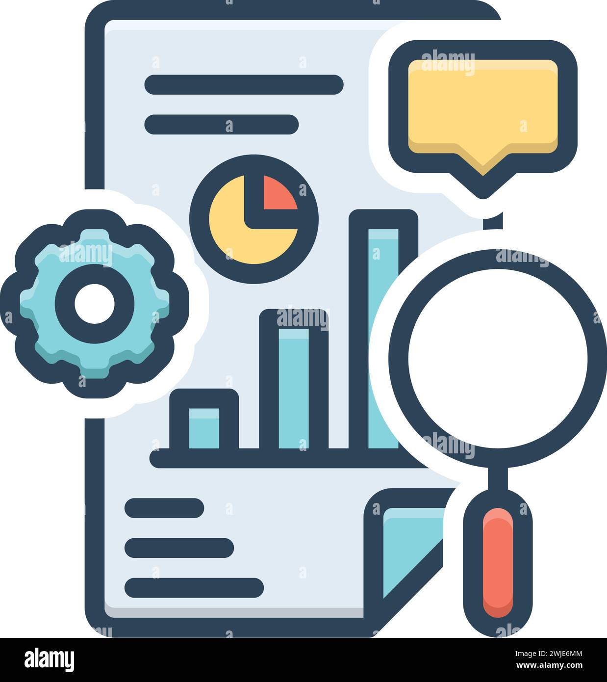 Icon for quantitative; data Stock Vector Image & Art - Alamy