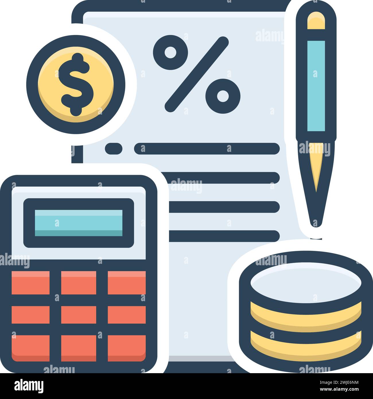 Icon for commission,coins Stock Vector Image & Art - Alamy