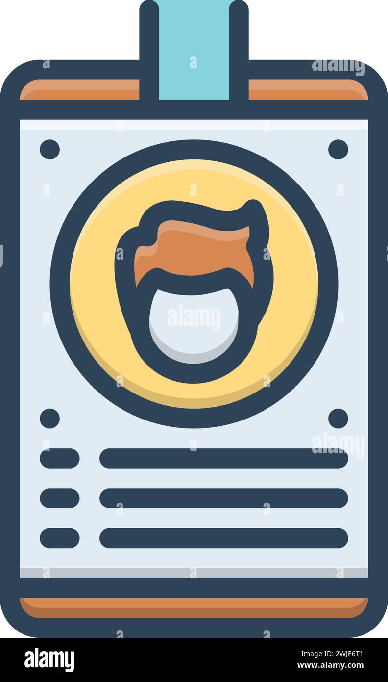 Identifier vector vectors hi-res stock photography and images - Alamy