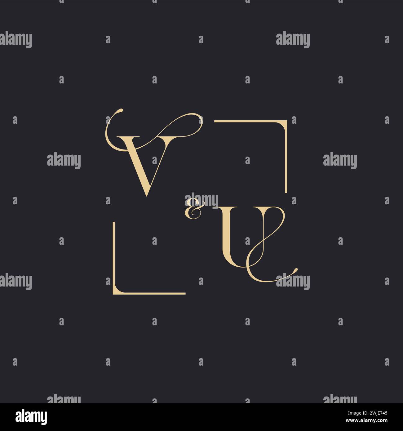 Vu logo design hi-res stock photography and images - Alamy