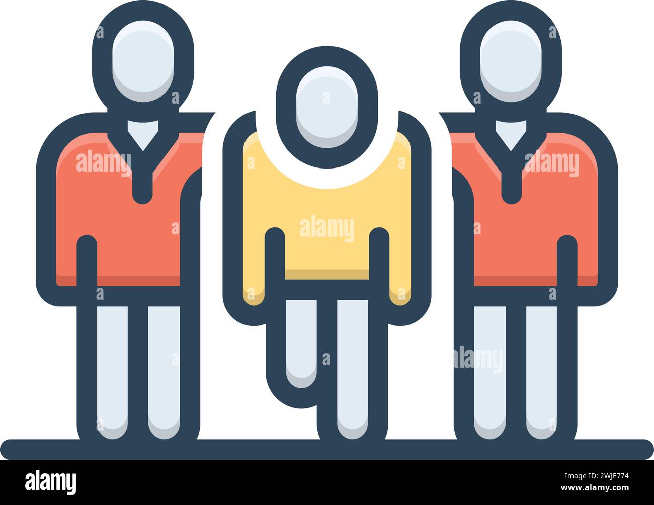 Supporting people Stock Vector Images - Alamy