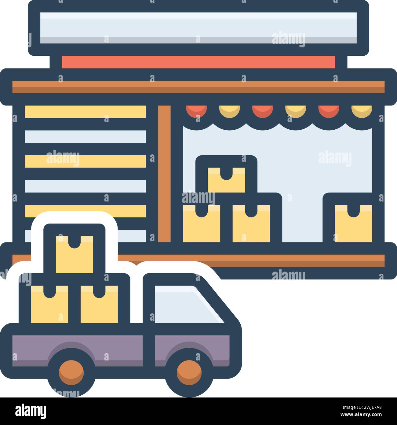 Icon for wholesale,wide ranging Stock Vector Image & Art - Alamy