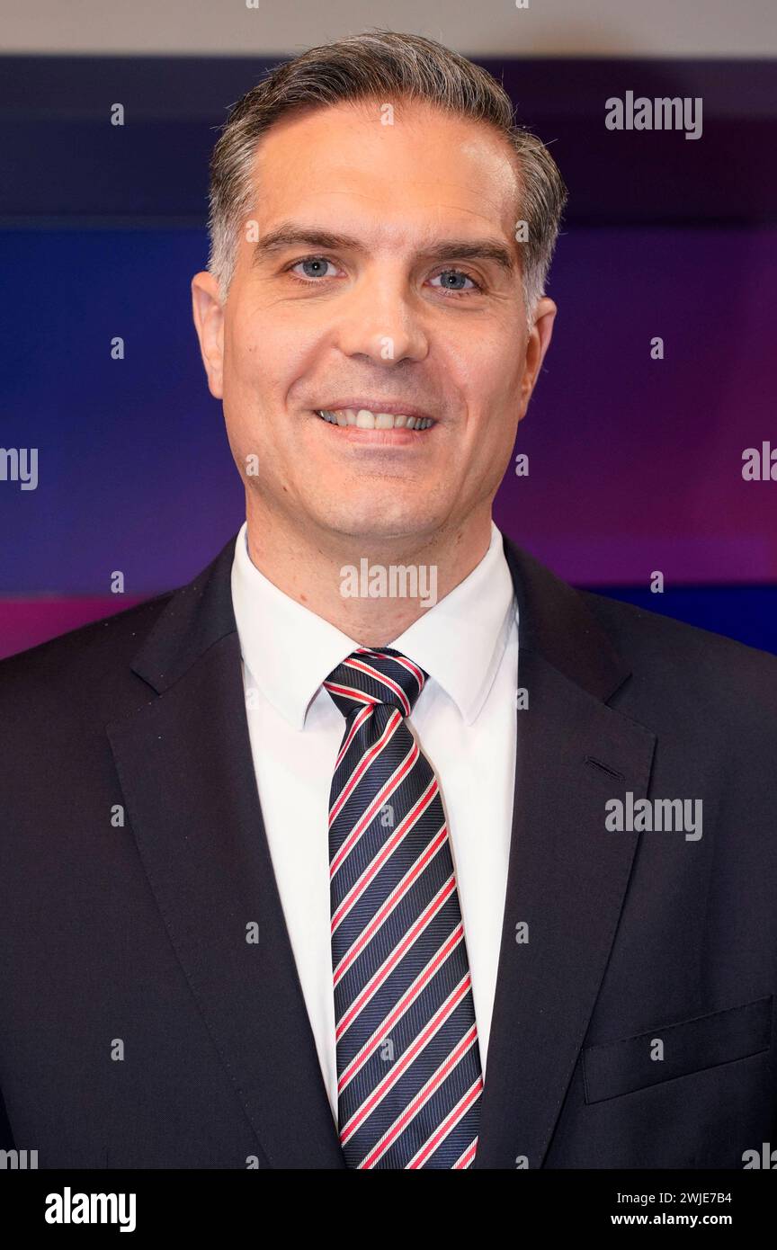 Frederik Pleitgen in der ARD-Talkshow maischberger im Studio Berlin ...