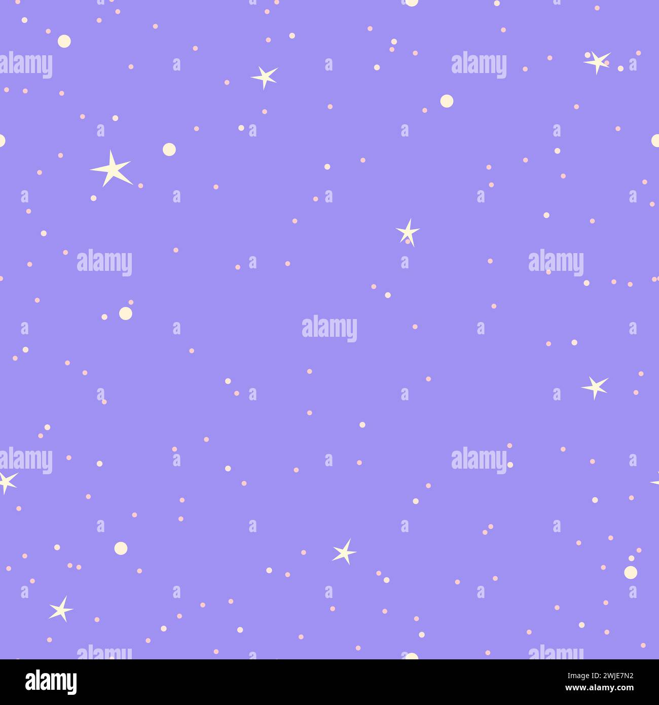 Square seamless background with night sky and stars for printing on ...