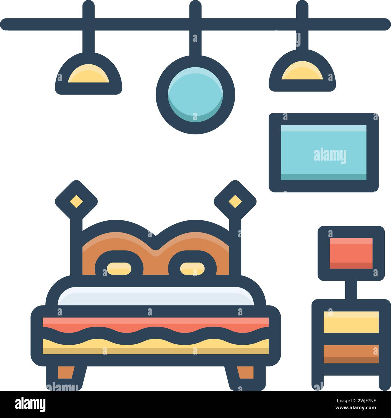 Icon for suites,room set Stock Vector Image & Art - Alamy