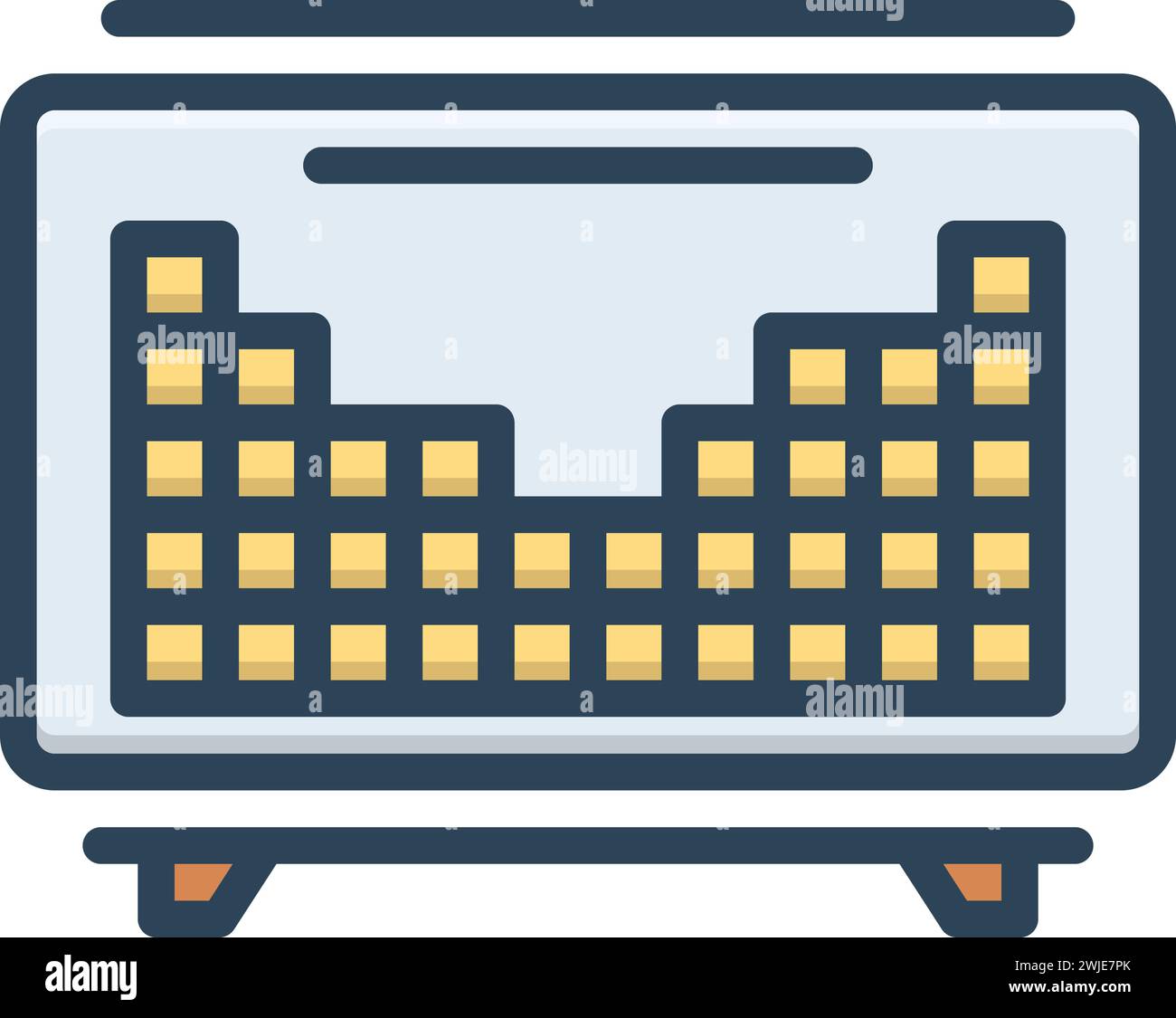 Periodic table icon vector vectors hi-res stock photography and images ...