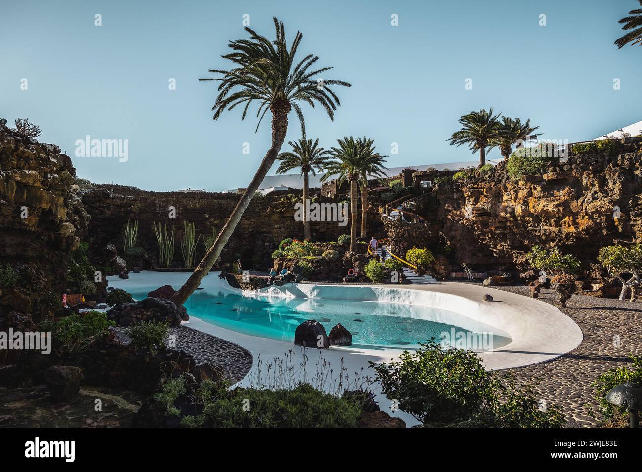 Lagomar museum built by Cesar Manrique in Nazaret, Lanzarote Stock ...