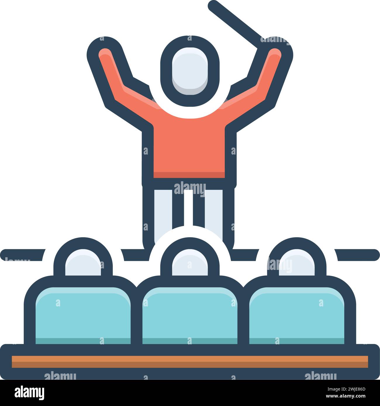 Conducting vector vectors hi-res stock photography and images - Alamy