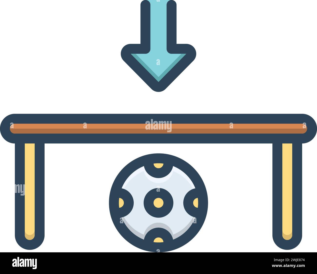 Icon for below,down Stock Vector Image & Art - Alamy