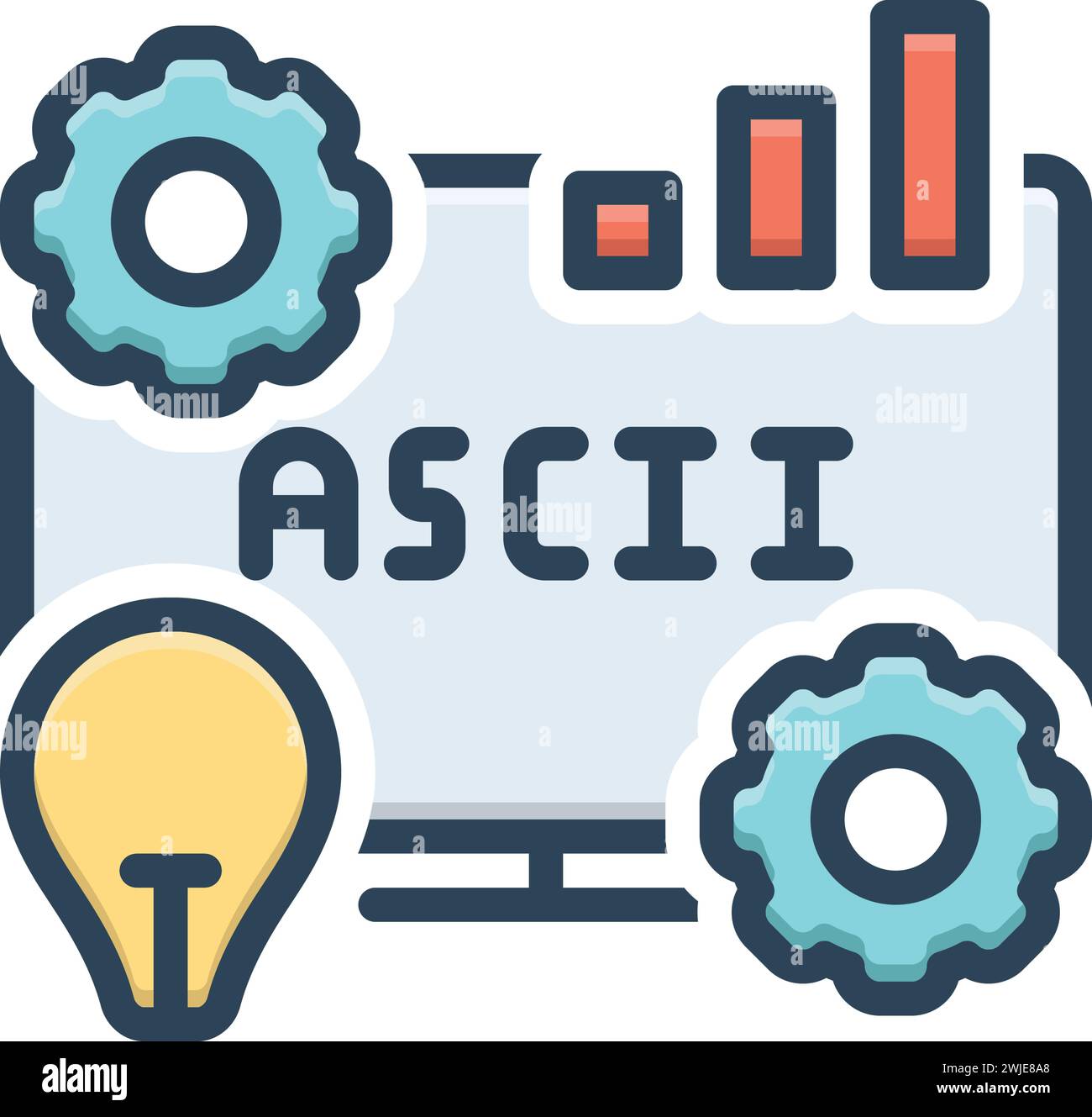 Icon for ascii,standard Stock Vector Image & Art - Alamy