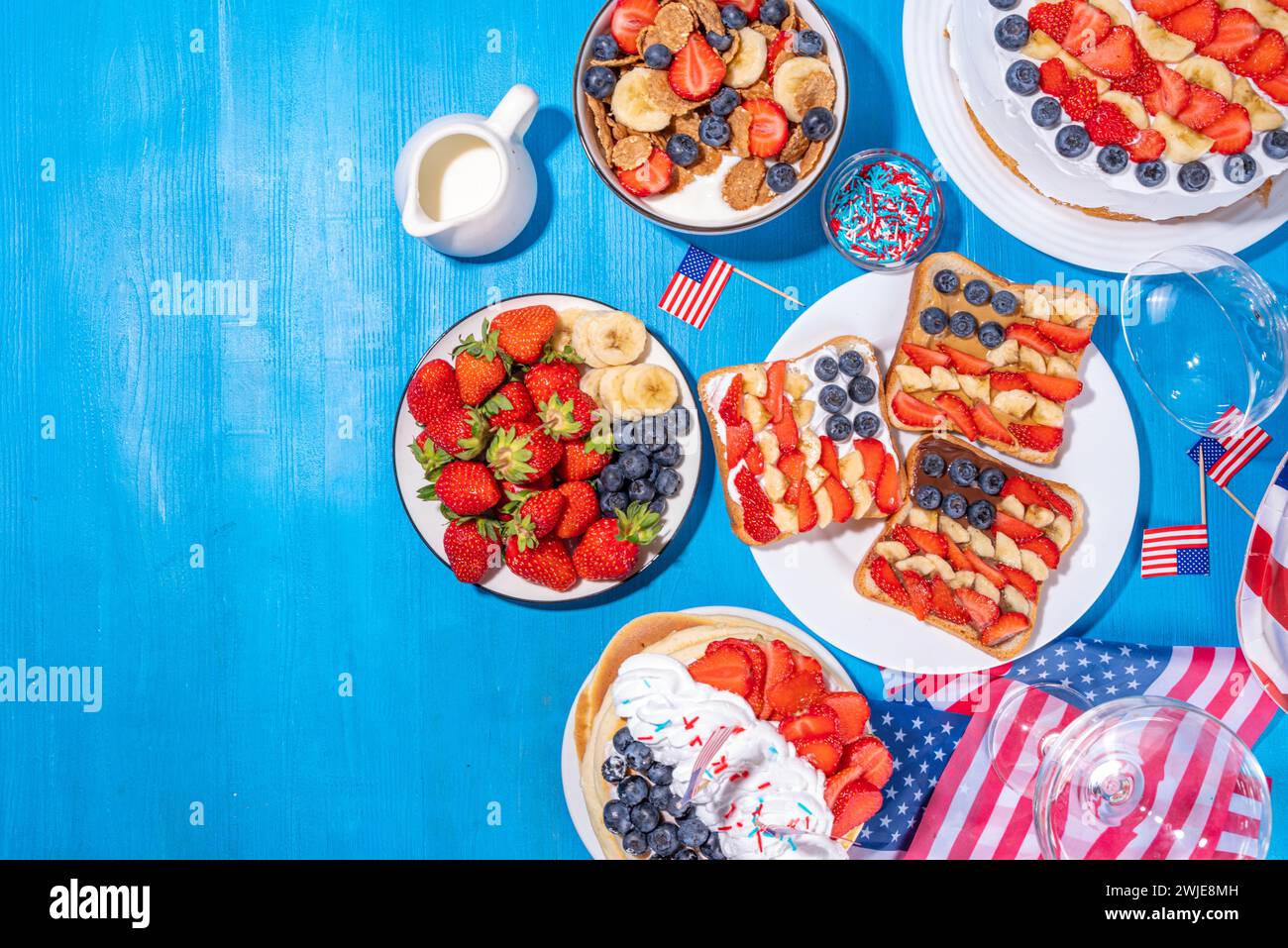 Fourth of July, Patriotic Independence day desserts. 4th of July sweet ...