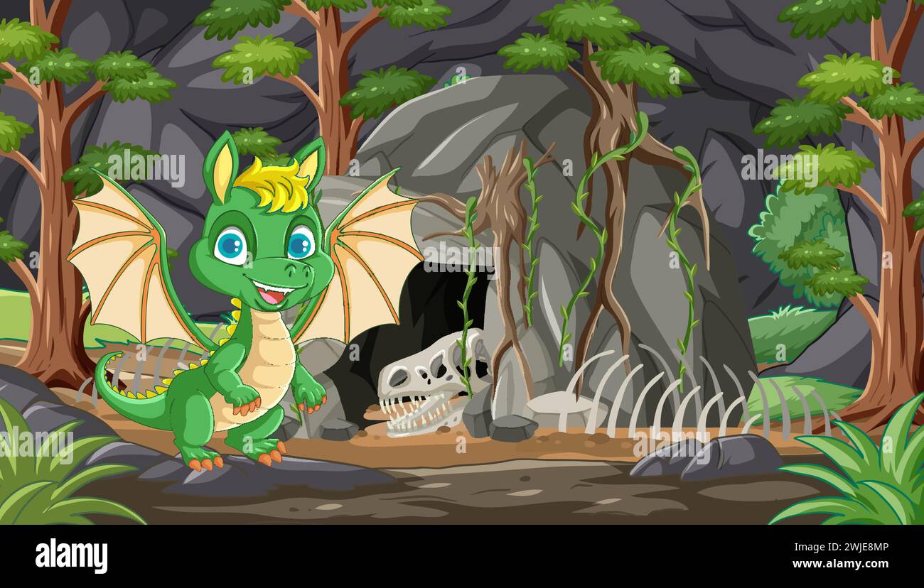 Friendly skeleton Stock Vector Images - Alamy