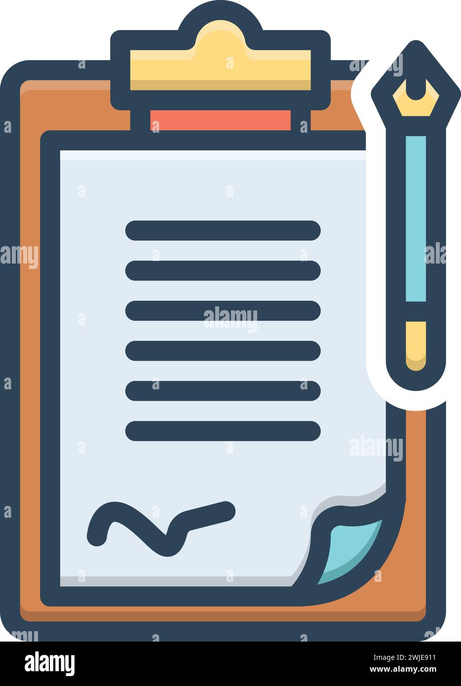 Icon for statements,description Stock Vector Image & Art - Alamy