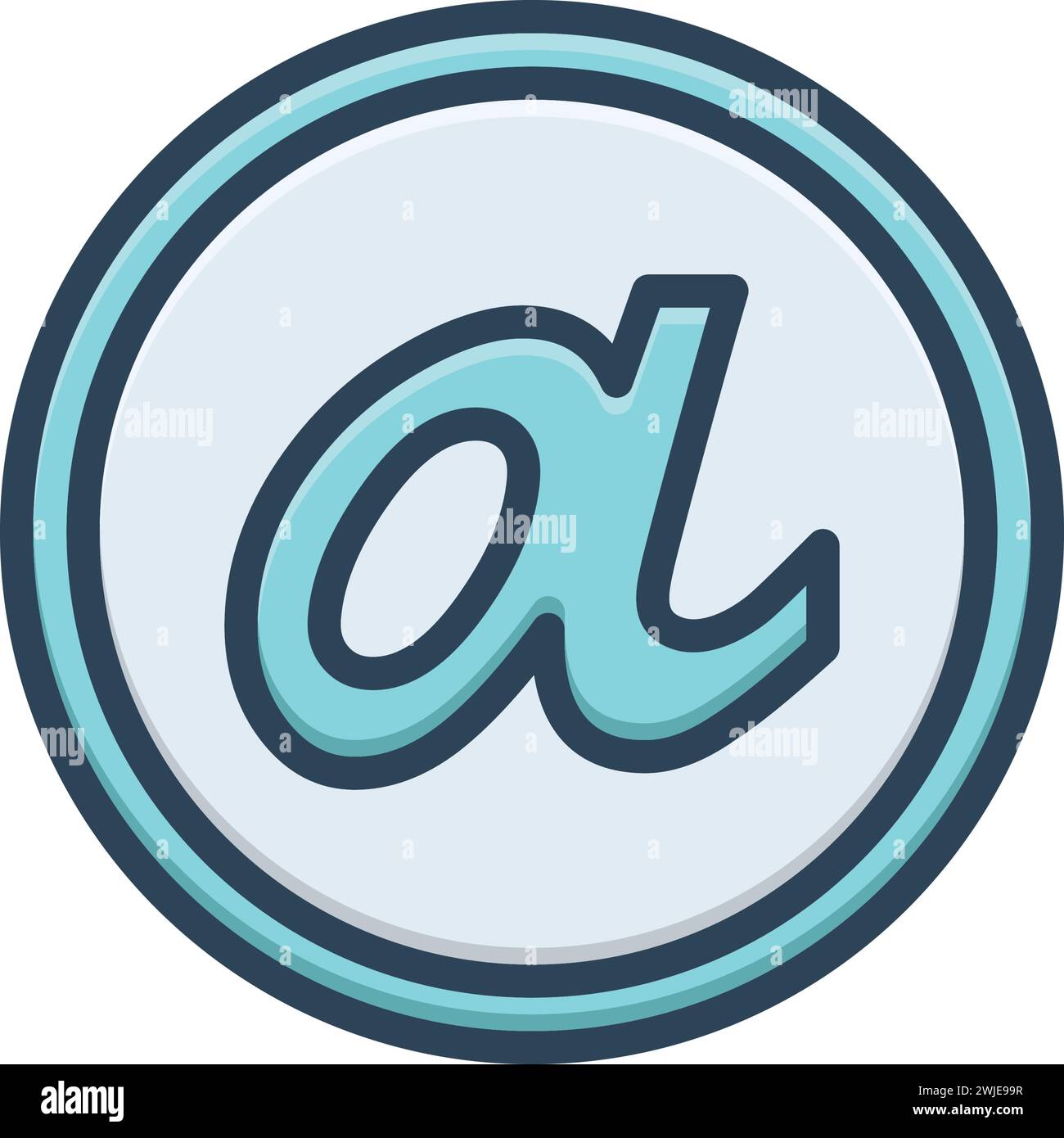 Icon for alpha,letter Stock Vector Image & Art - Alamy