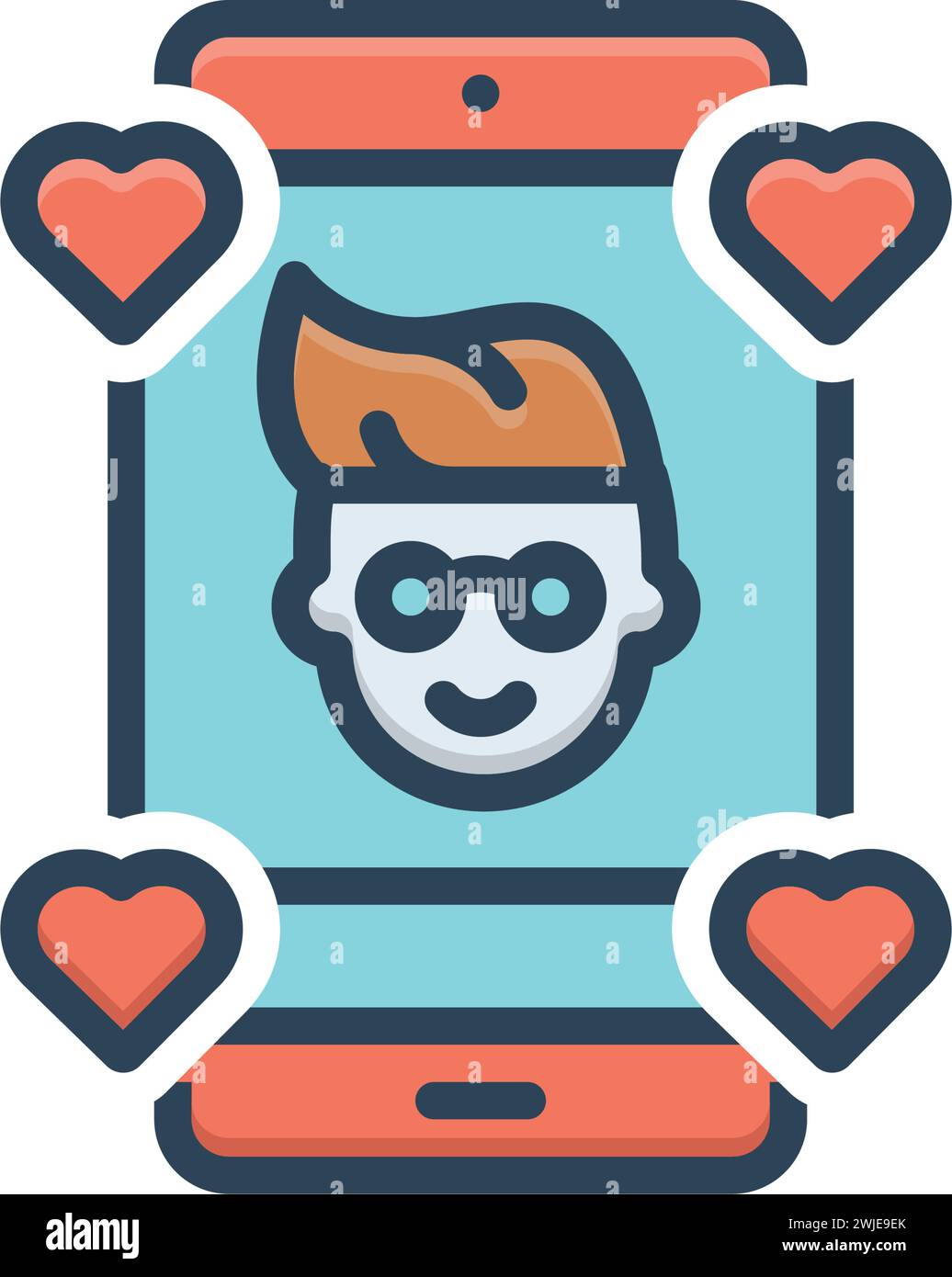 Youtuber vector vectors hi-res stock photography and images - Alamy