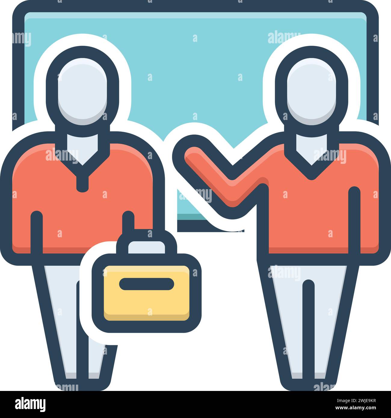 Icon for introduction,acquaintance Stock Vector Image & Art - Alamy