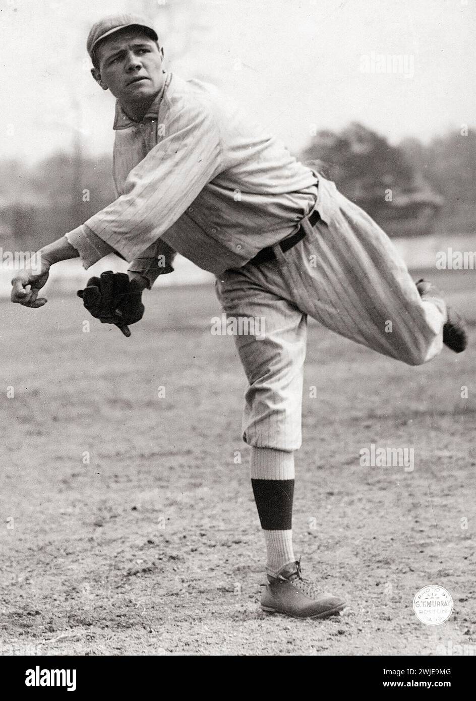 Baseball legend Babe Ruth, Rookie-Era Photograph by GT Murray Studios ...