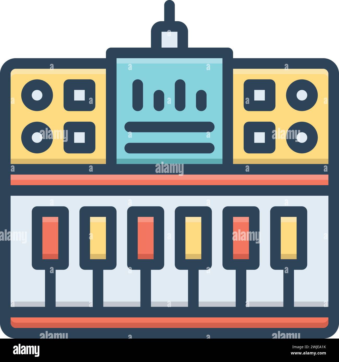 Icon for midi,synthesizer Stock Vector Image & Art - Alamy