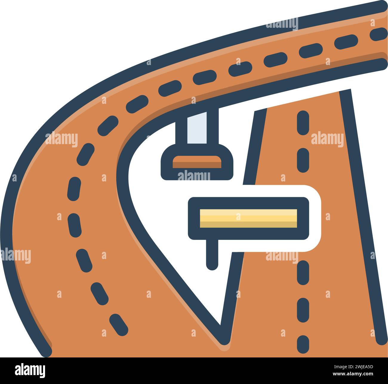 Icon for highway,state highway Stock Vector Image & Art - Alamy