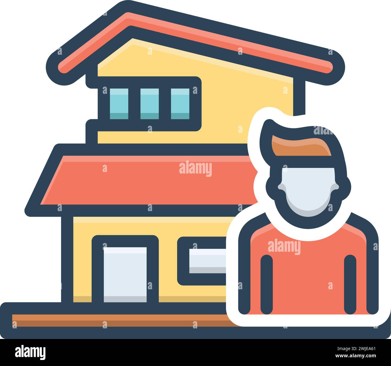 Icon for tenant,occupant Stock Vector Image & Art - Alamy