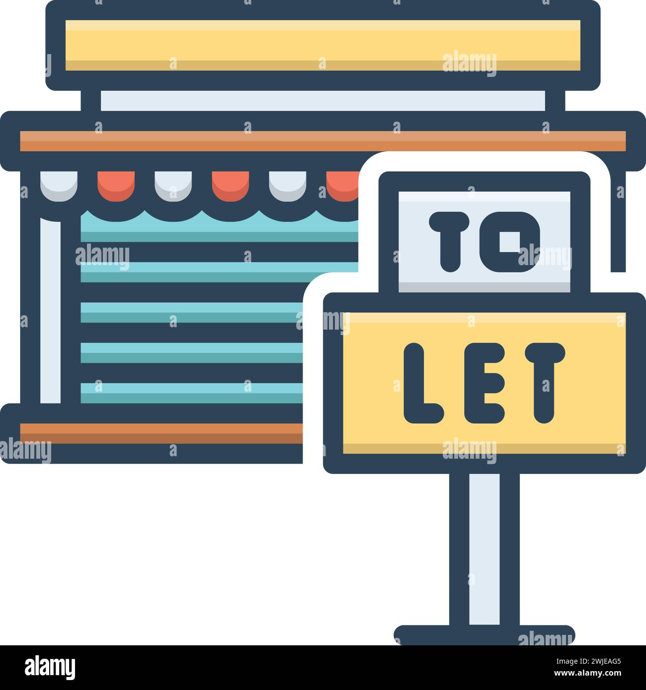 Let house Stock Vector Images - Alamy