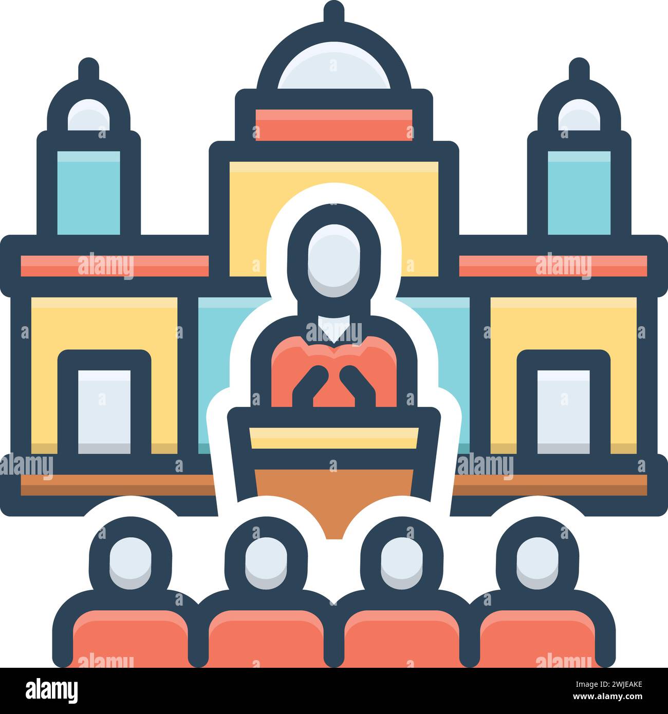 Icon for senate,assembly Stock Vector Image & Art - Alamy