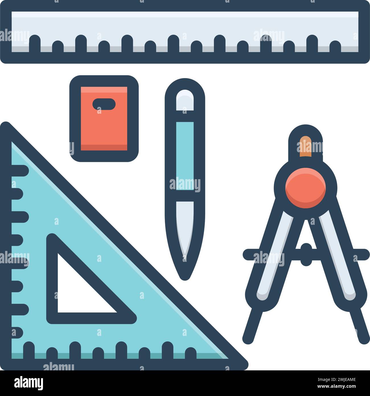 Icon for geometry,compasses Stock Vector Image & Art - Alamy