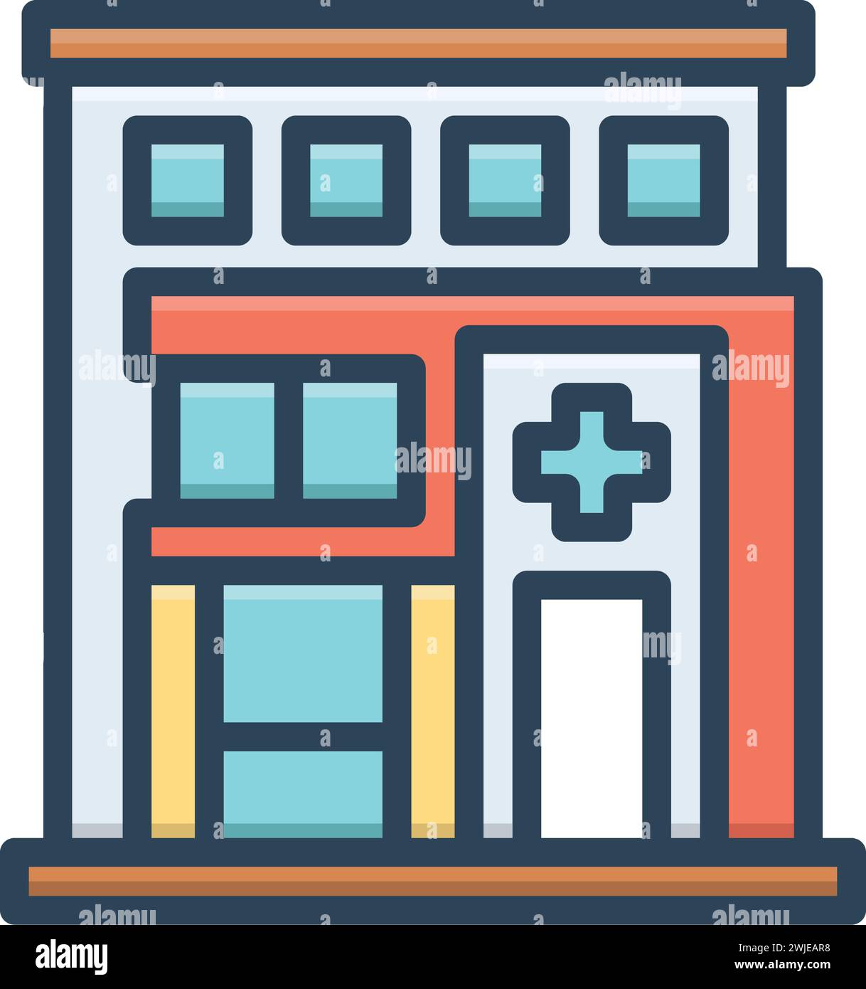 Icon for hospital,asylum Stock Vector Image & Art - Alamy