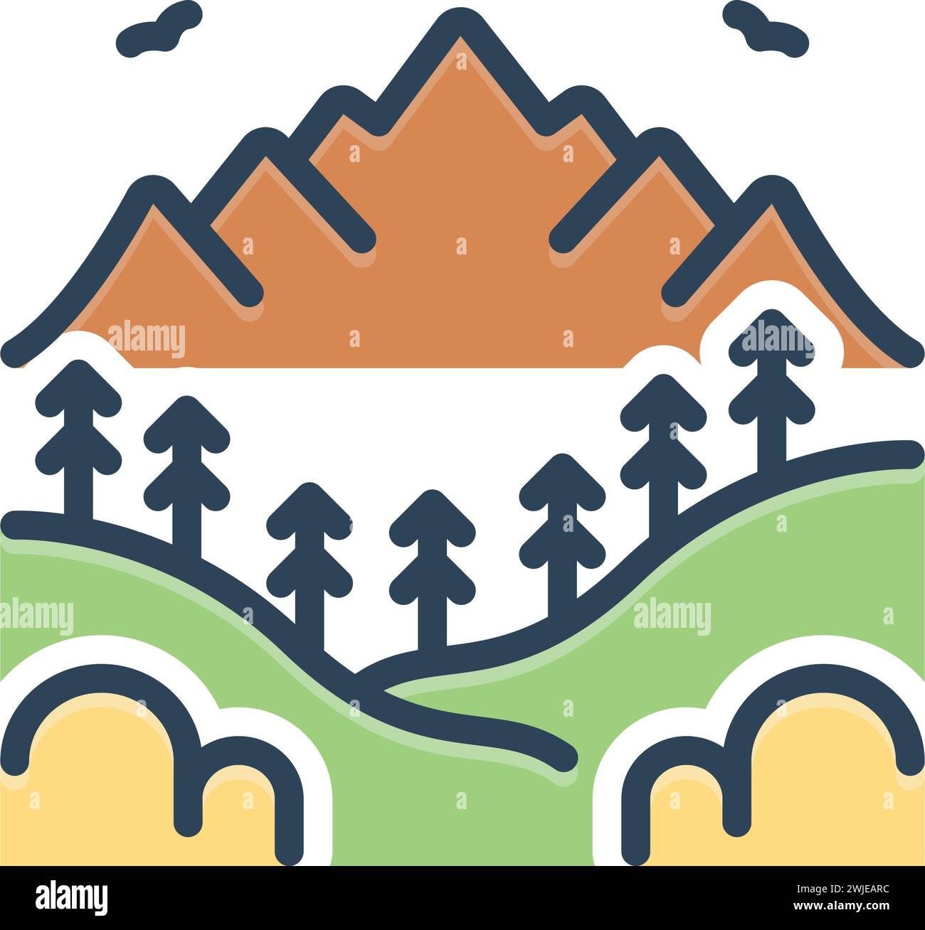 Icon for wilderness,wilds Stock Vector Image & Art - Alamy