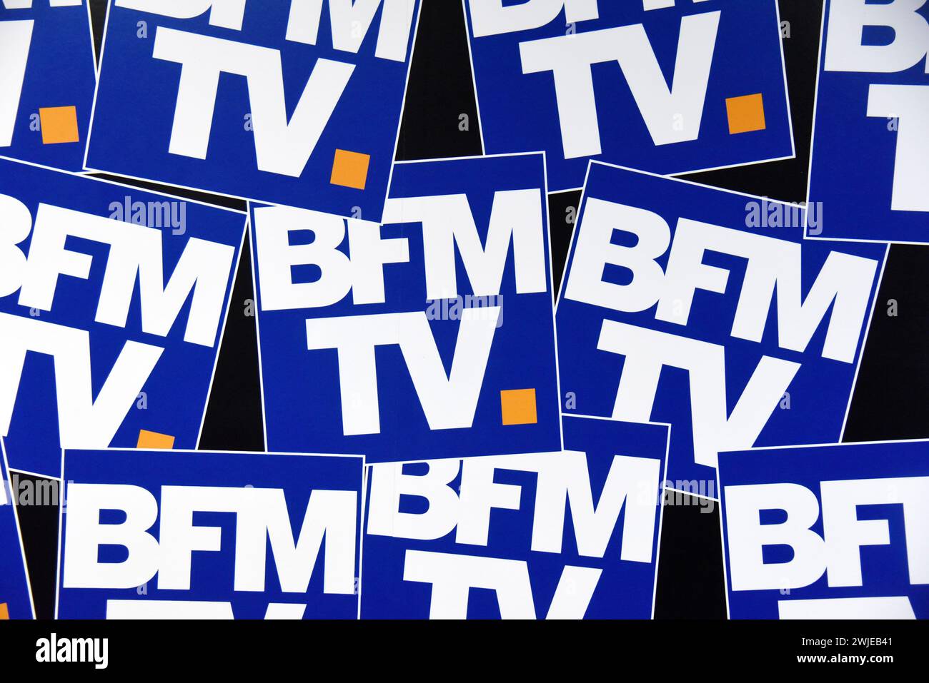 French tv logos hi-res stock photography and images - Alamy
