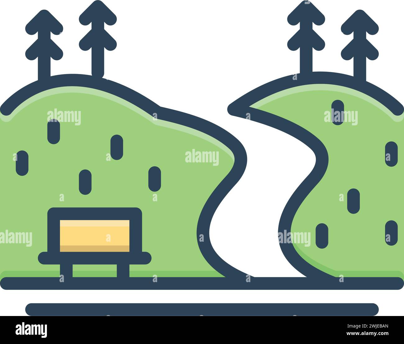 Icon for ground,turf Stock Vector Image & Art - Alamy