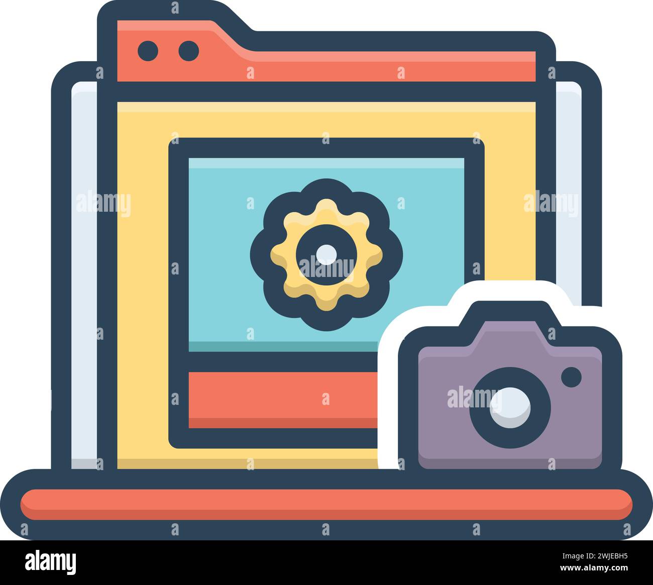 Screen print picture Stock Vector Images - Alamy