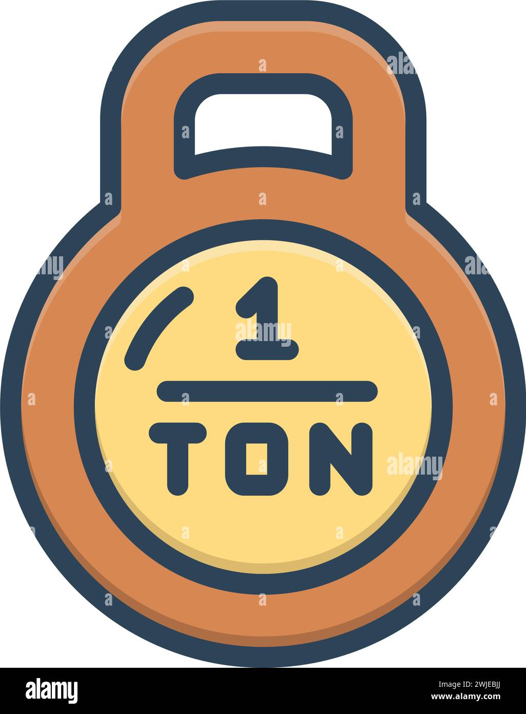 Icon for ton,tonnes Stock Vector Image & Art - Alamy