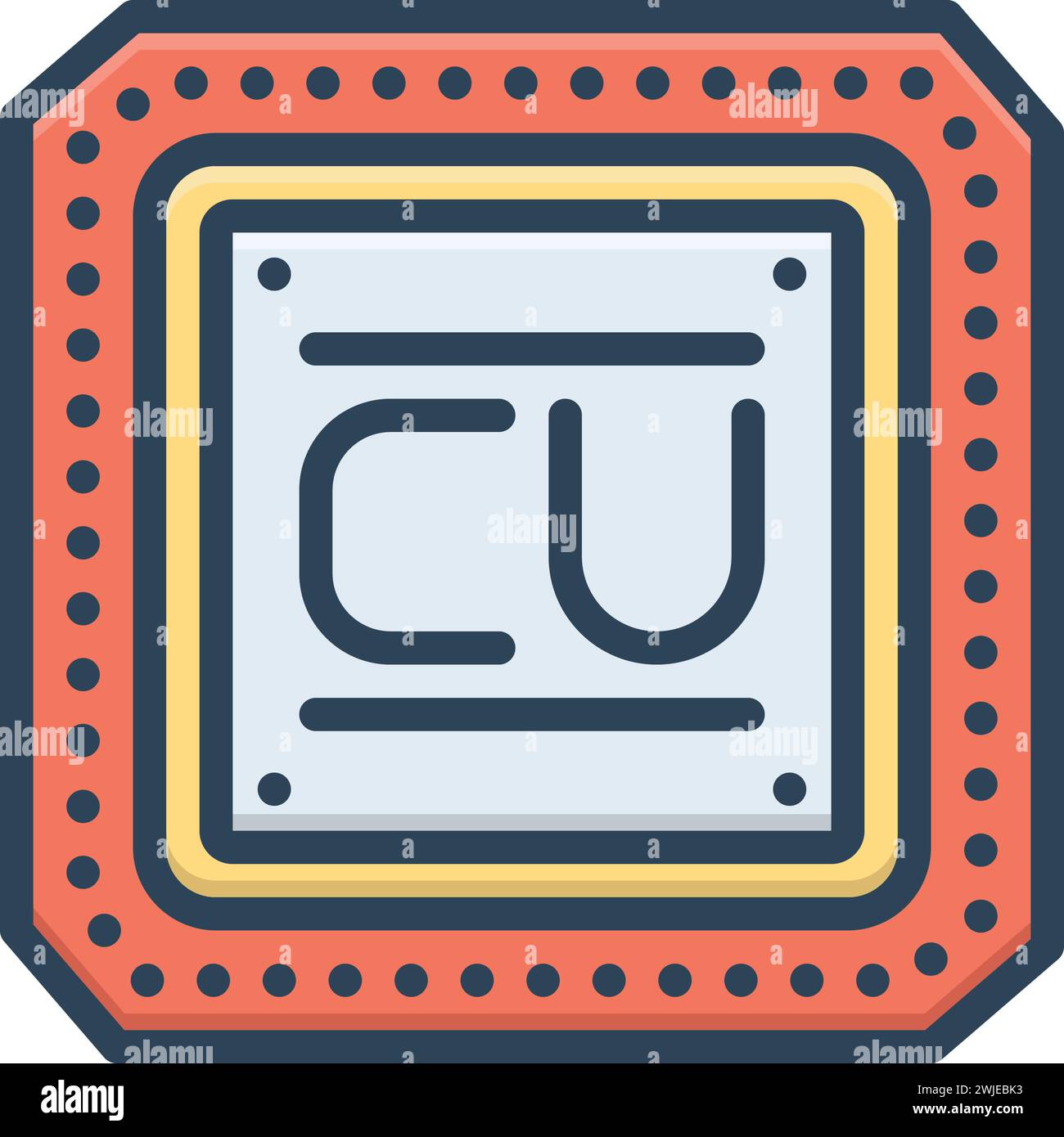 Copper cu Stock Vector Images - Alamy