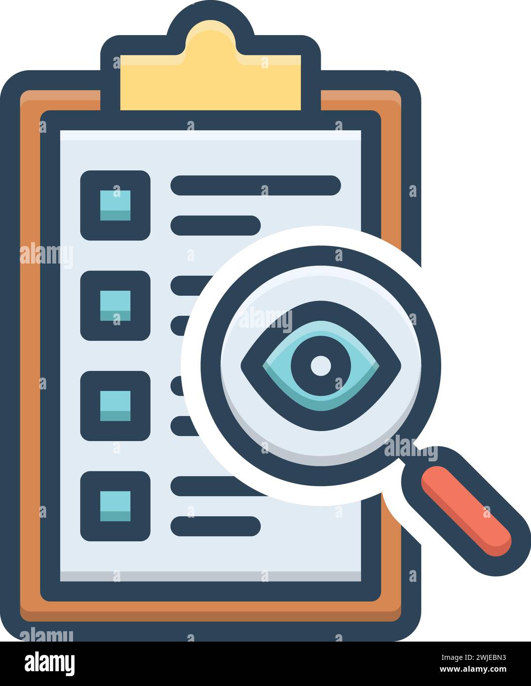 Icon for overview,inspection Stock Vector Image & Art - Alamy