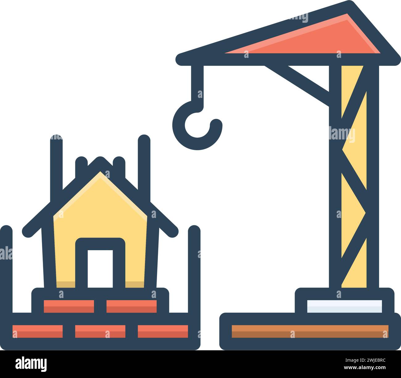 Icon for build,constructed Stock Vector Image & Art - Alamy
